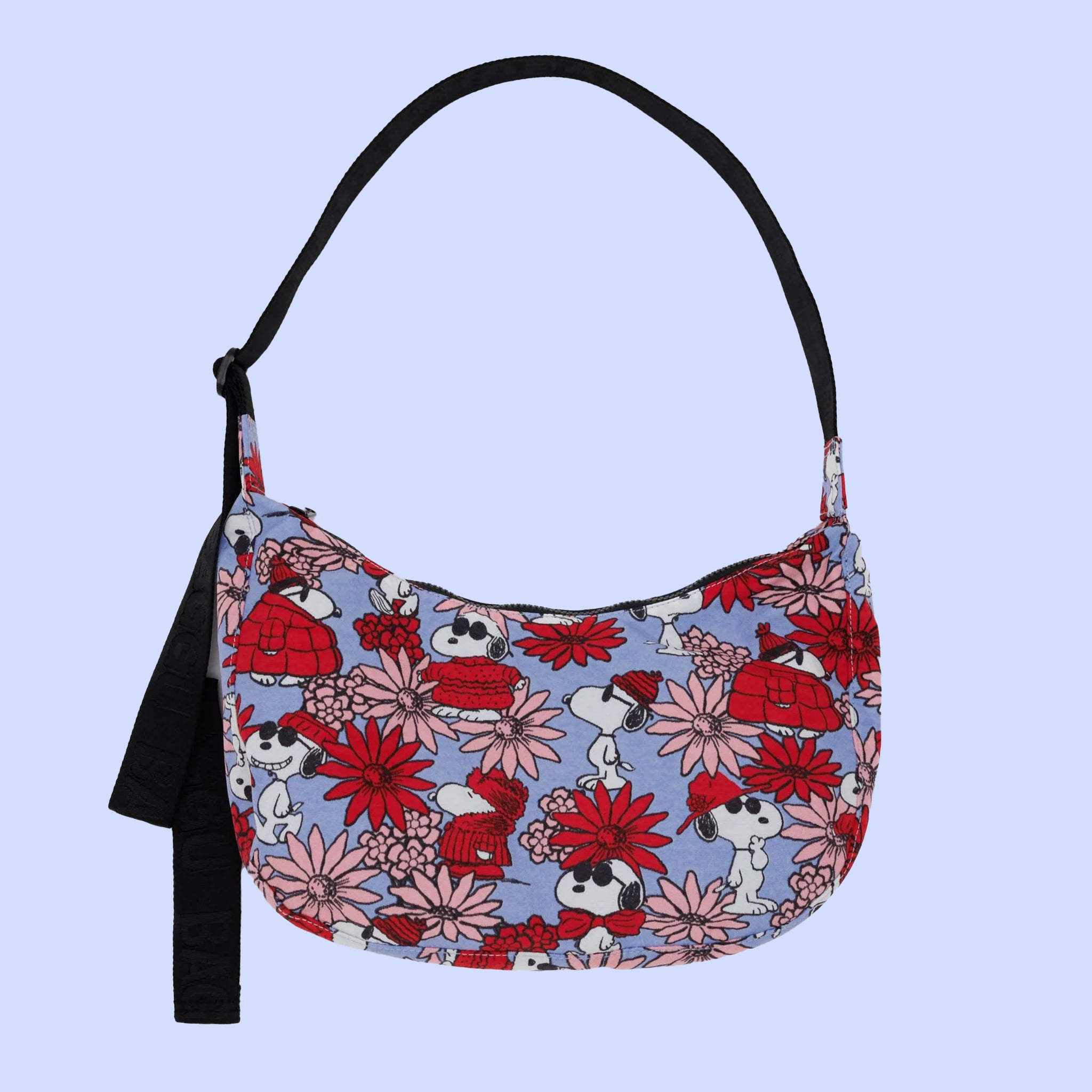 Crescent Bag | Floral Snoopy – Pigment