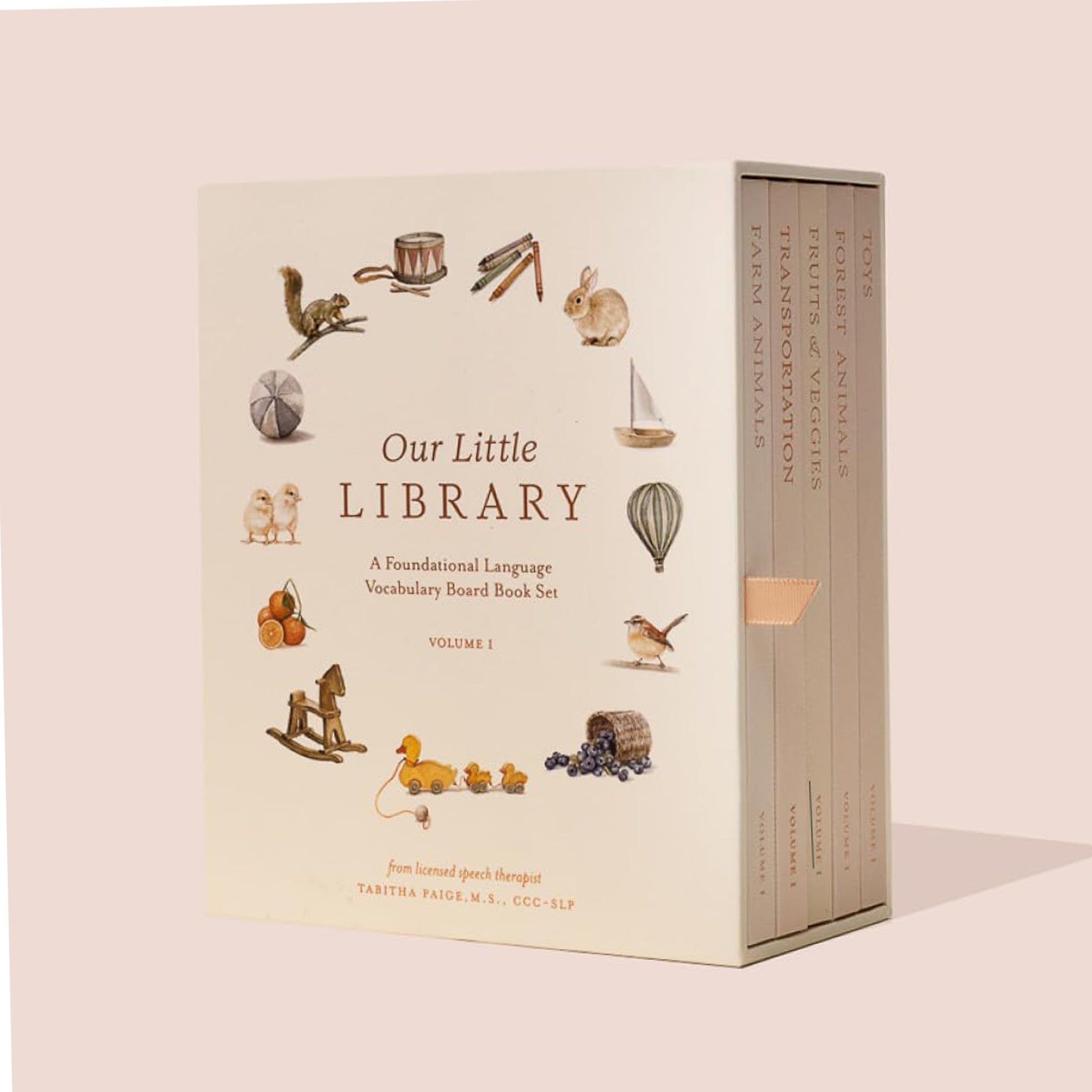 Our Little Library: A Foundational Language Vocabulary Board Book Set ...