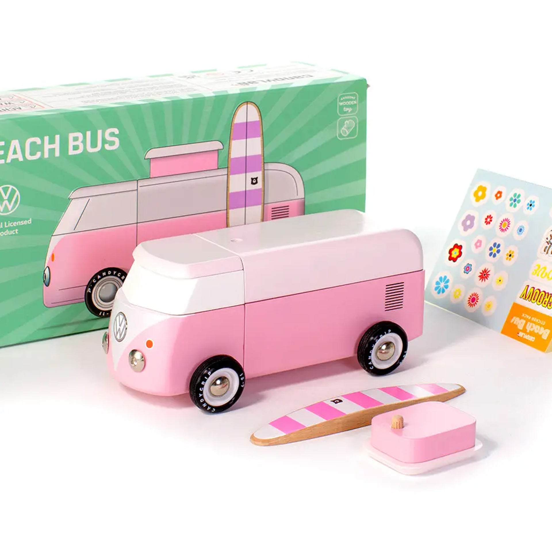 VW Beach Bus | Pink – Pigment