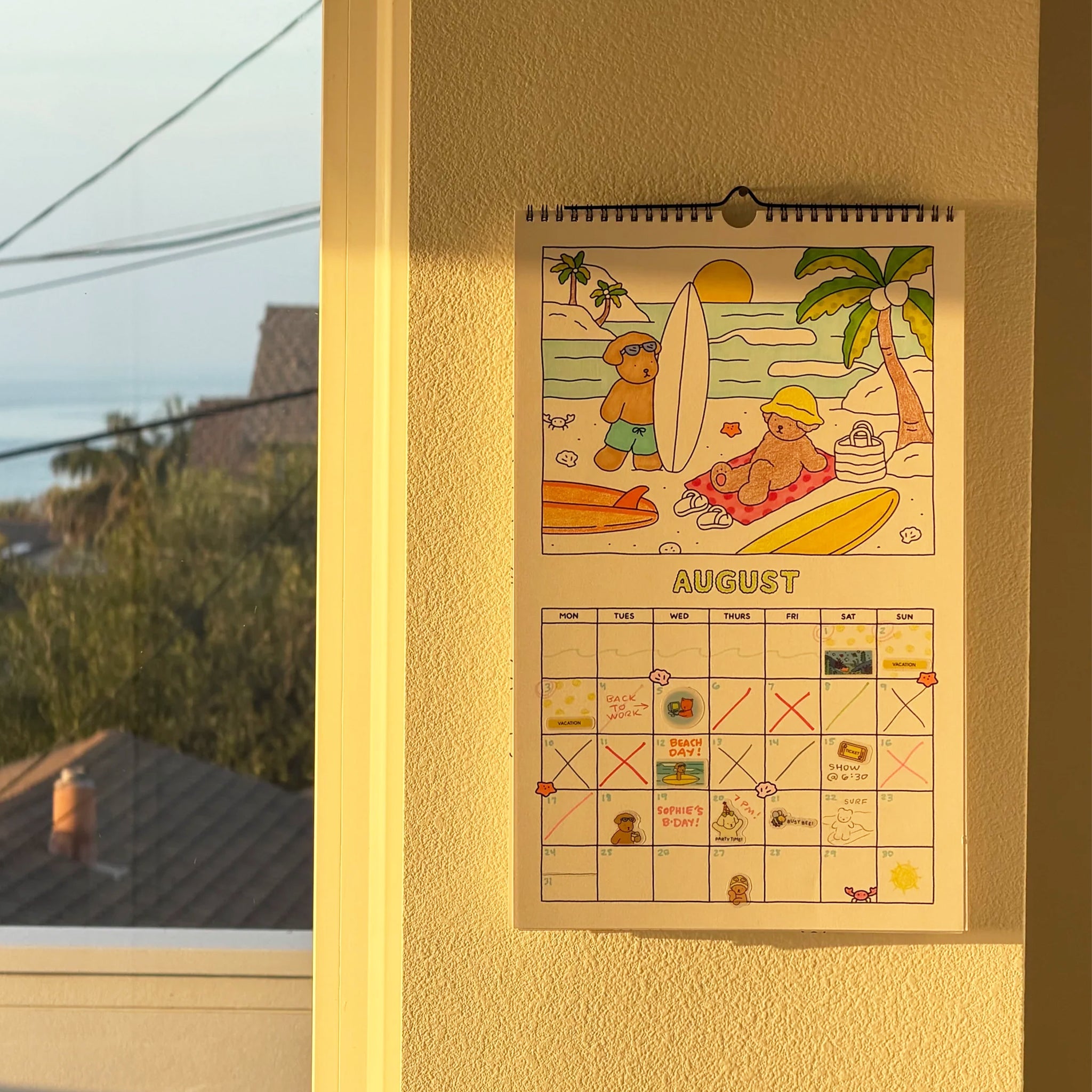 Bobbie Goods Coloring Undated Calendar – Pigment