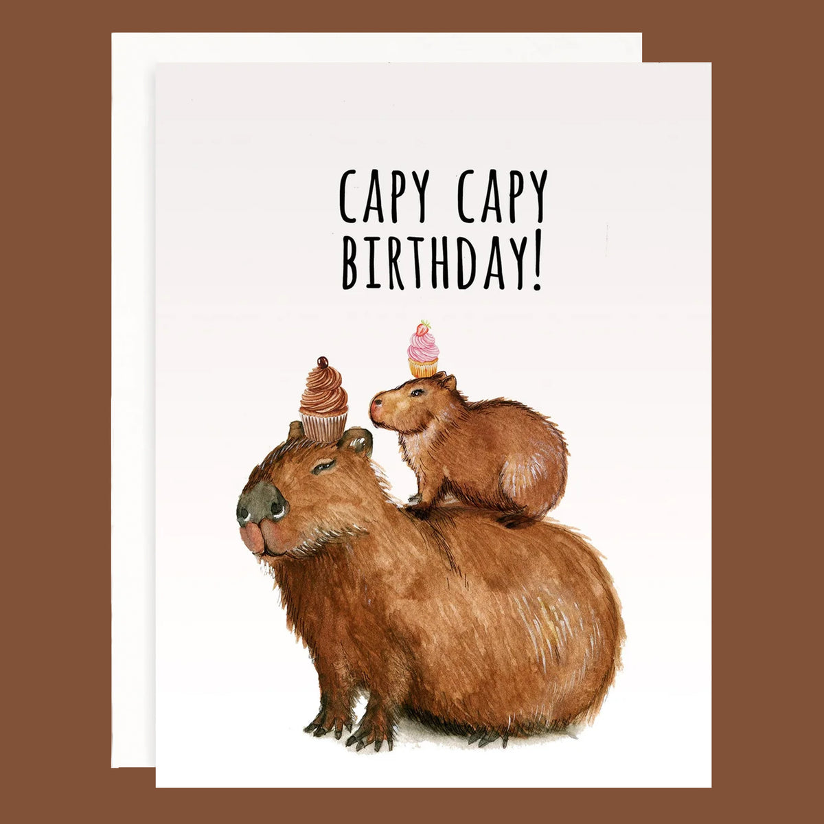 Capybara Birthday Card – Pigment