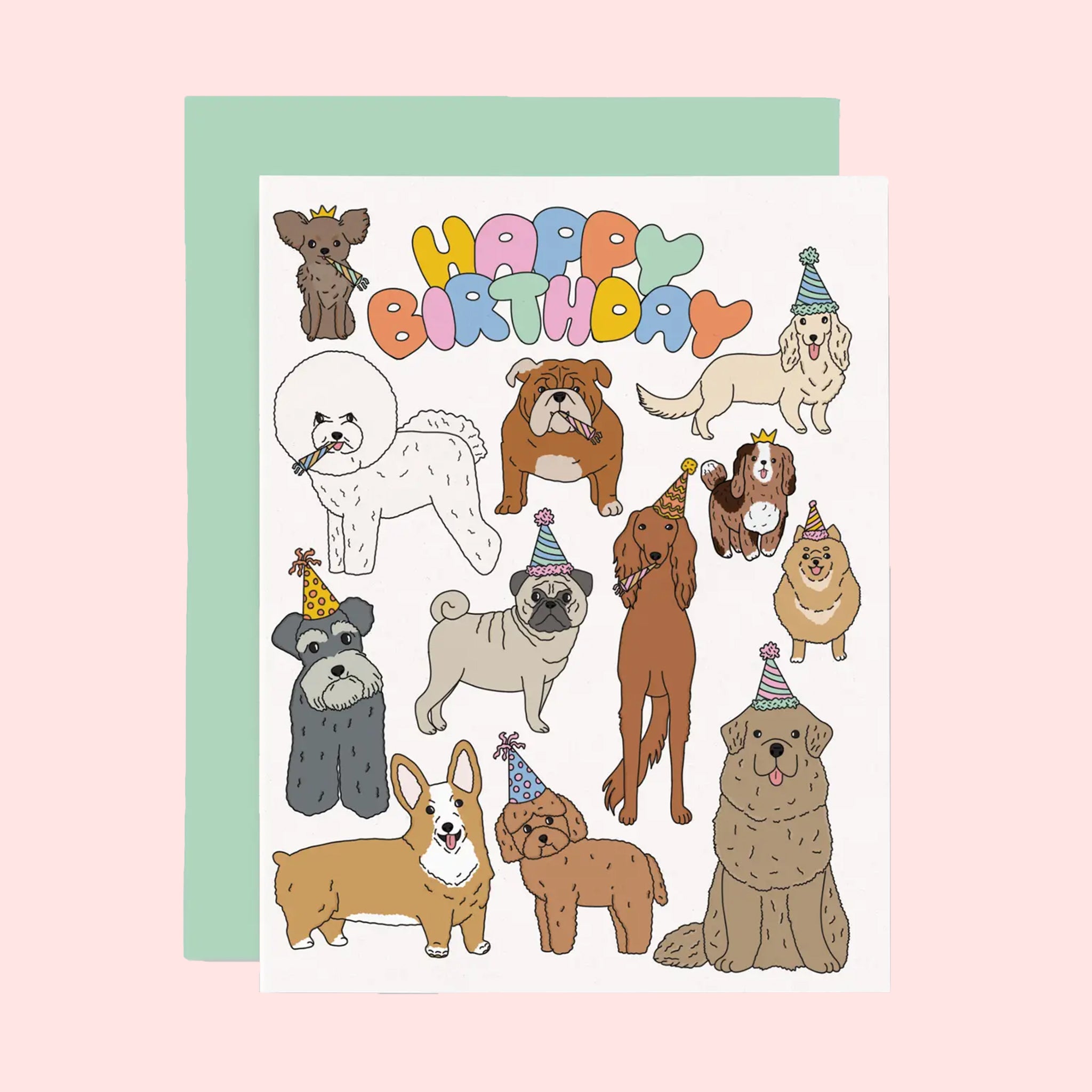 Happy Birthday Dogs Card – Pigment