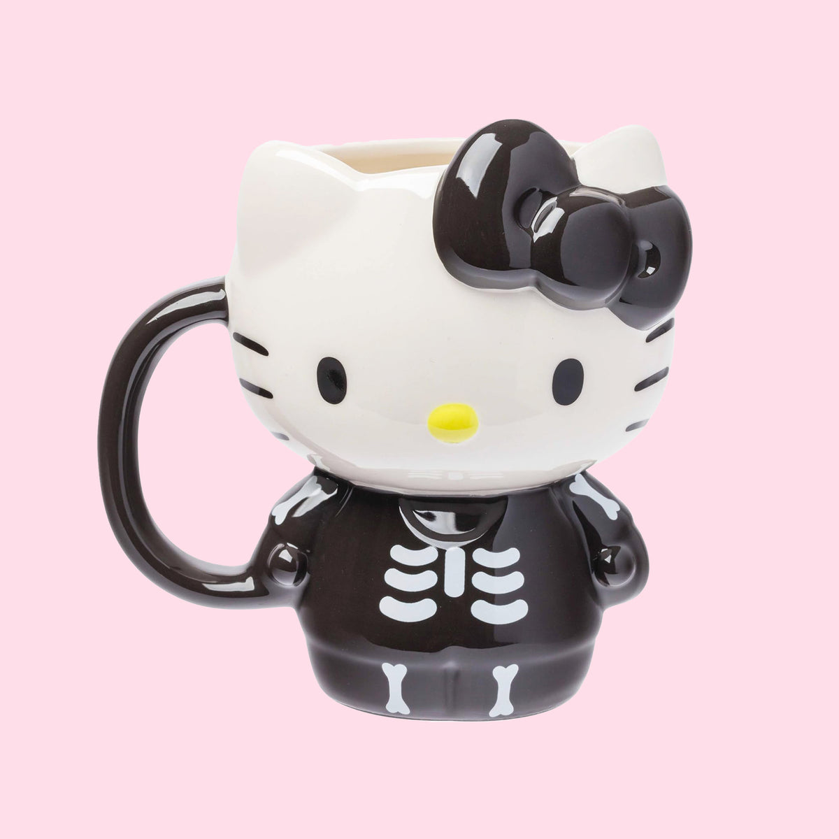 Hello Kitty Skeleton Costume Ceramic Sculpted Mug – Pigment