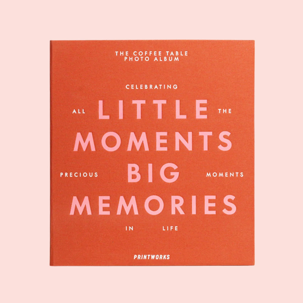 Little Moments Big Memories Photo Album | Orange – Pigment