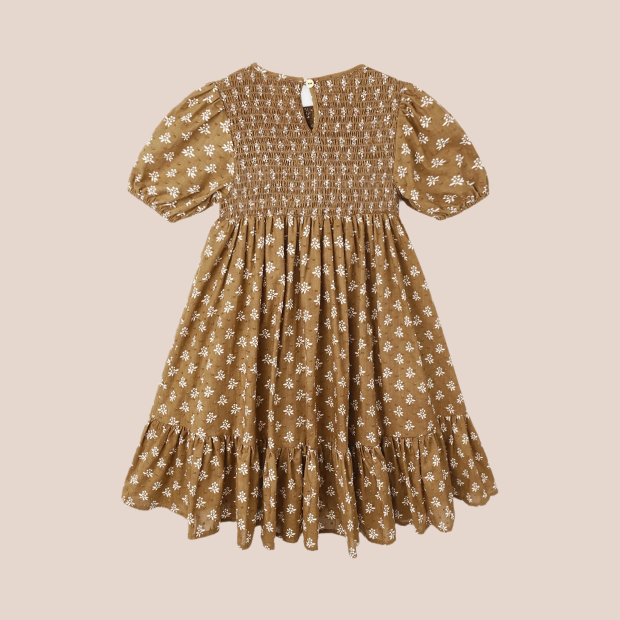 Lydia Dress | Golden Fleur – Pigment