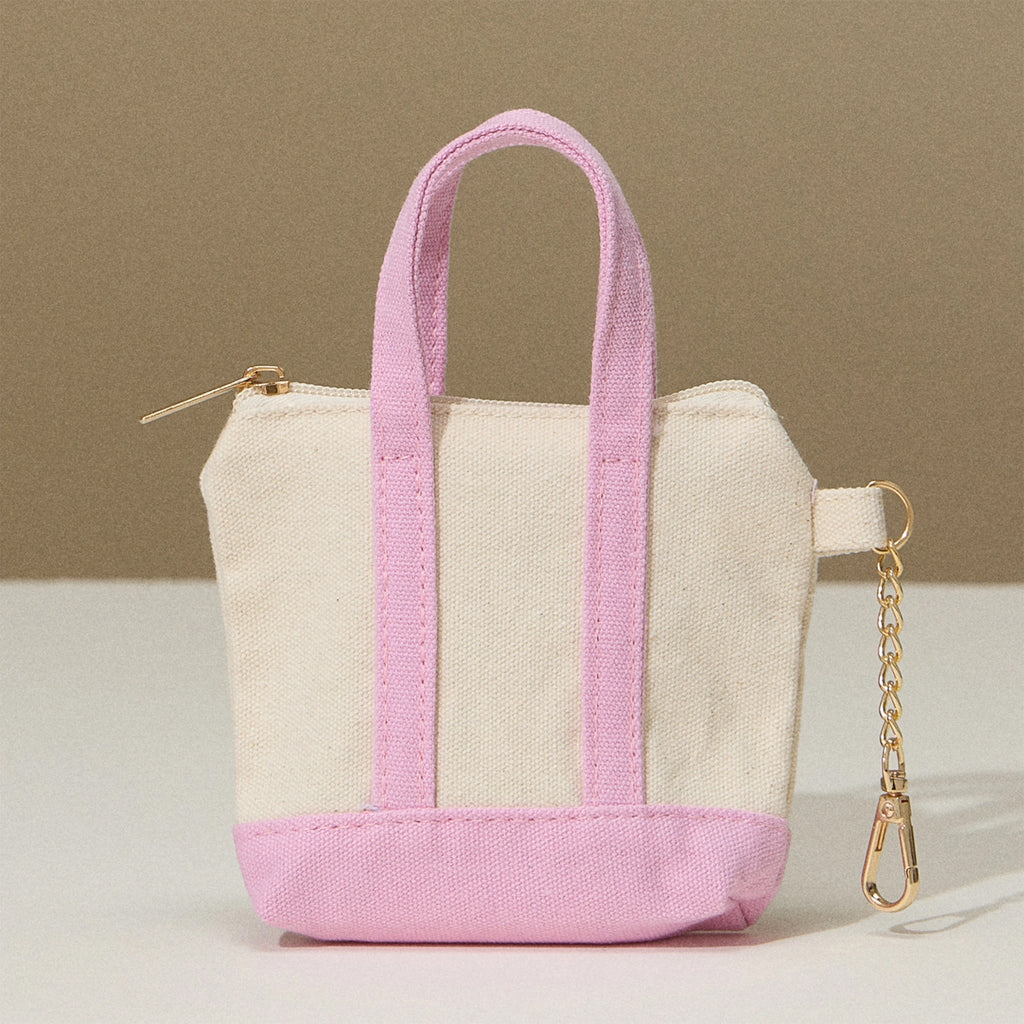 Mini Tote Keychain | Pink – Pigment