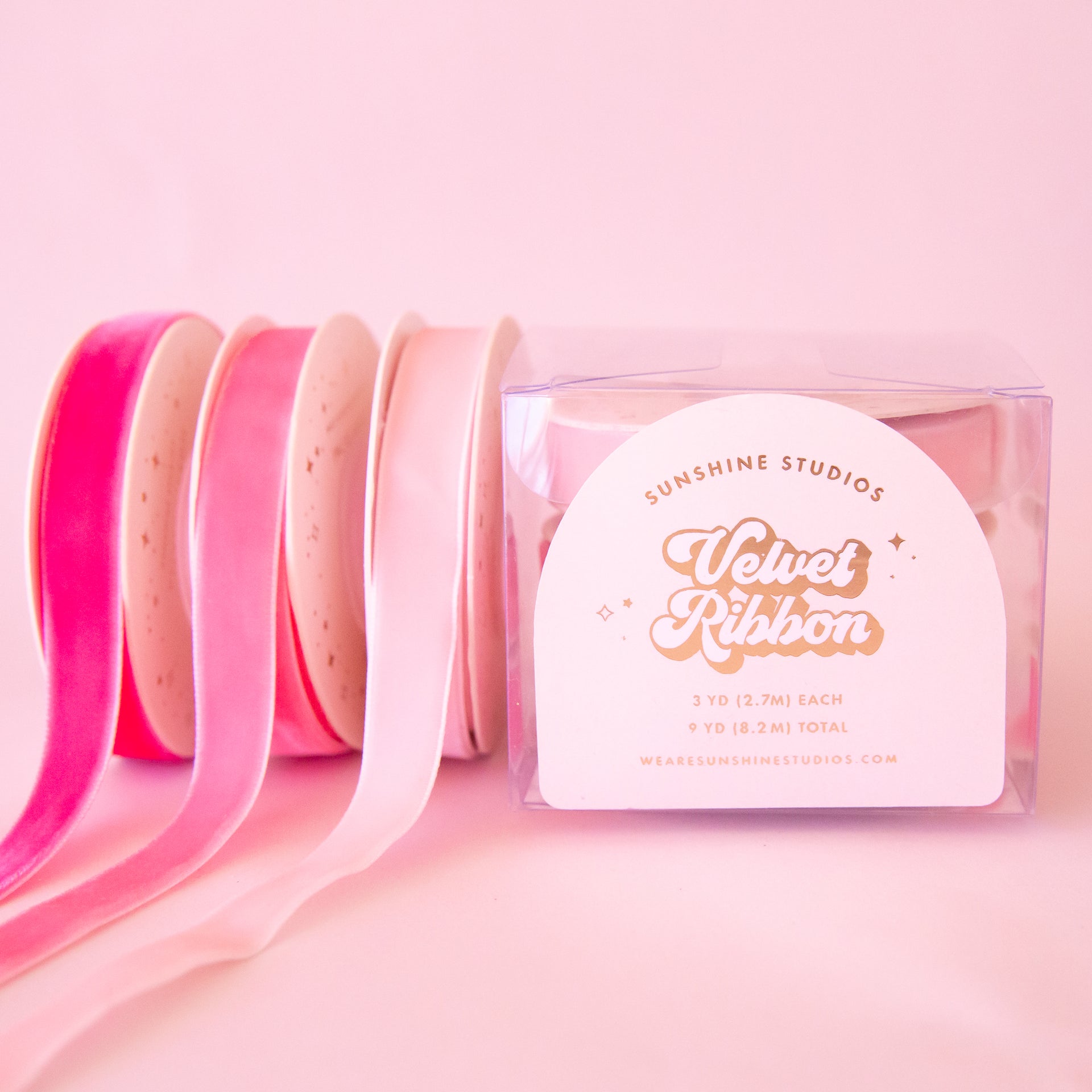Velvet Ribbon Pack | Pink – Pigment