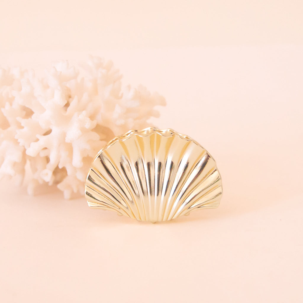 Shell Hair Clip | Gold – Pigment