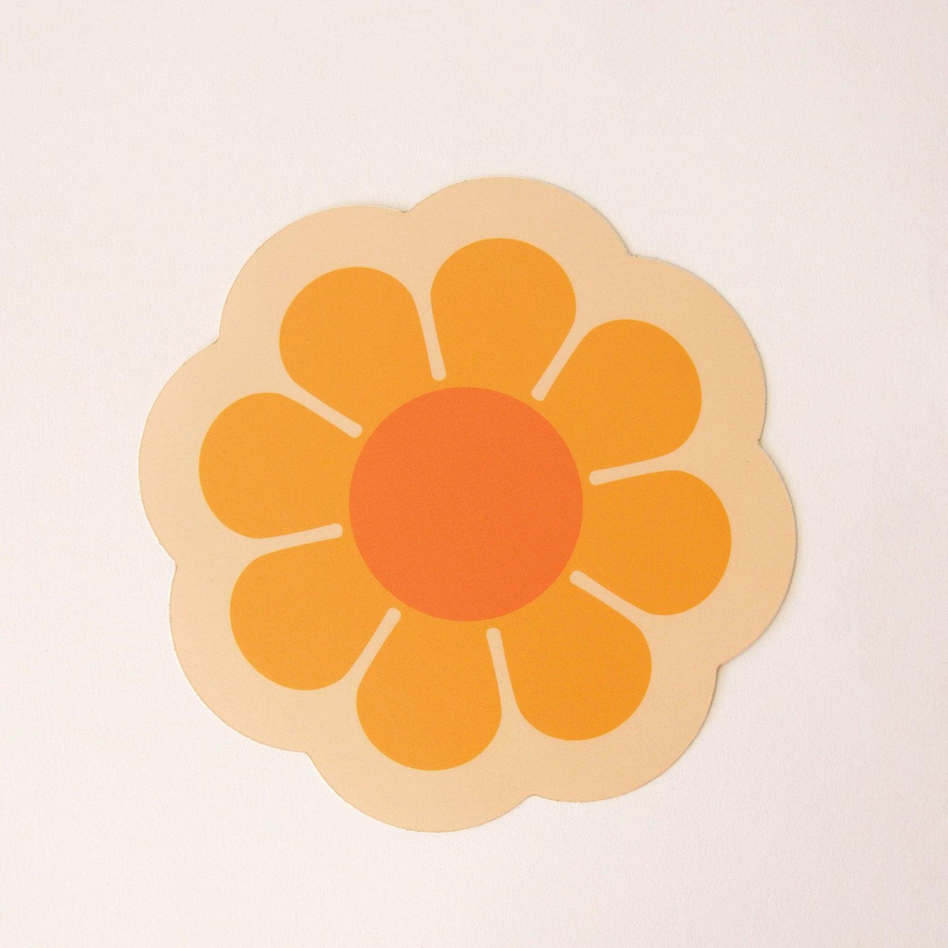 Orange Flower Sticker – Pigment