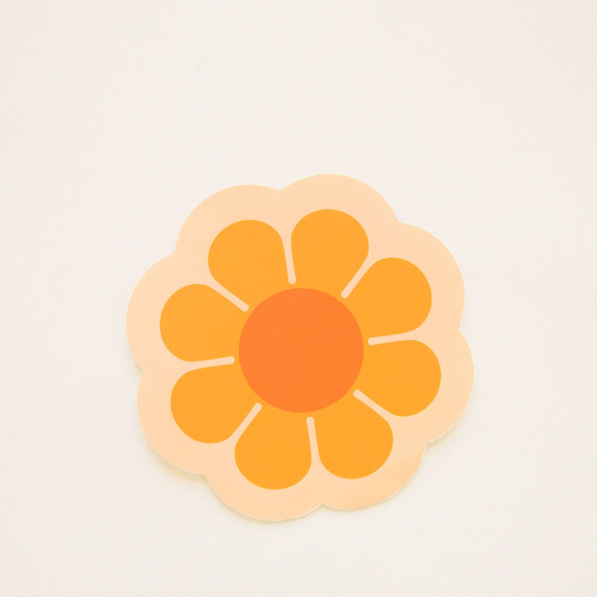 Orange Flower Sticker – Pigment