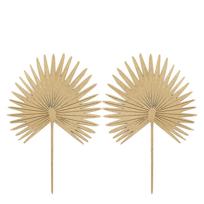 Gold Star Palm Cut-Outs. Wall Art, Home Decor – Pigment